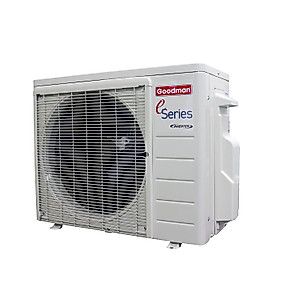 Goodman 18,000 BTU 18 SEER2 Ductless Mini Split Inverter Heat Pump System with Maxwell 15-ft Installation Kit and Wall Mounting Bracket (230v)