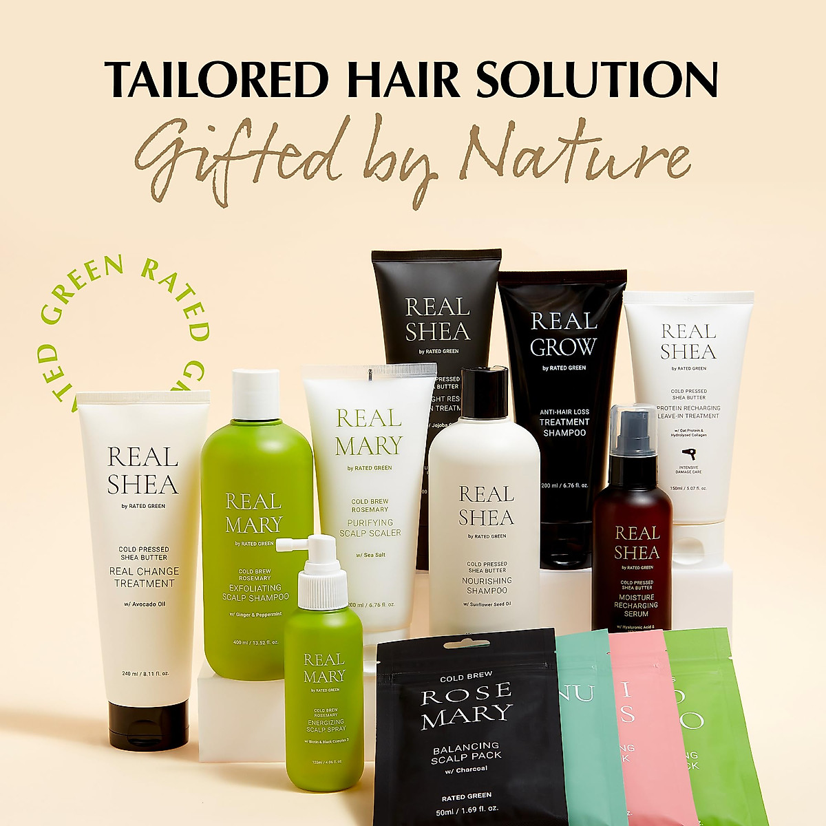 RATED GREEN REAL SHEA Nourishing Shampoo | Sunflower Oil-Infused Moisturizing Shampoo for Dry Damaged Hair | Preservative & Chemical Free Shampoo | Moist-Boosting Dry Hair Shampoo 13.52 Fl Oz