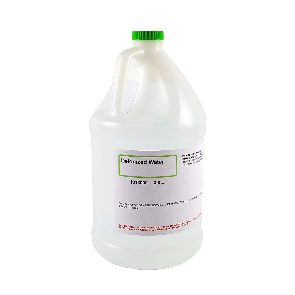 Deionized Water, 3.8L (1 Gallon) - Biotechnology (Reagent) Grade - Demineralized - IS13000 - The Curated Chemical Collection by Innovating Science