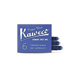 Fountain Pen Ink Cartridge - Royal Blue - 6 Pack
