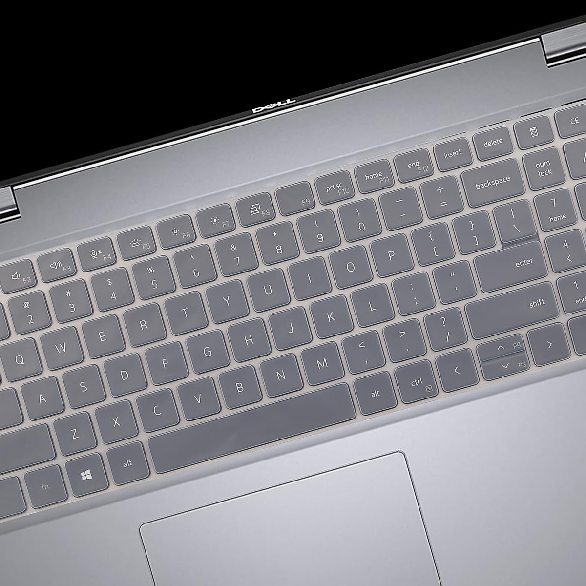 Keyboard Cover for Dell Latitude 5550 5540 5530 5531 5520 5521 3540 15.6" Laptop Keyboard Skin, Dell Precision 3560 3561 3570 3571 3580 3581 3590 3591 15.6" Laptop Keyboard Cover Protective Skin-Clear