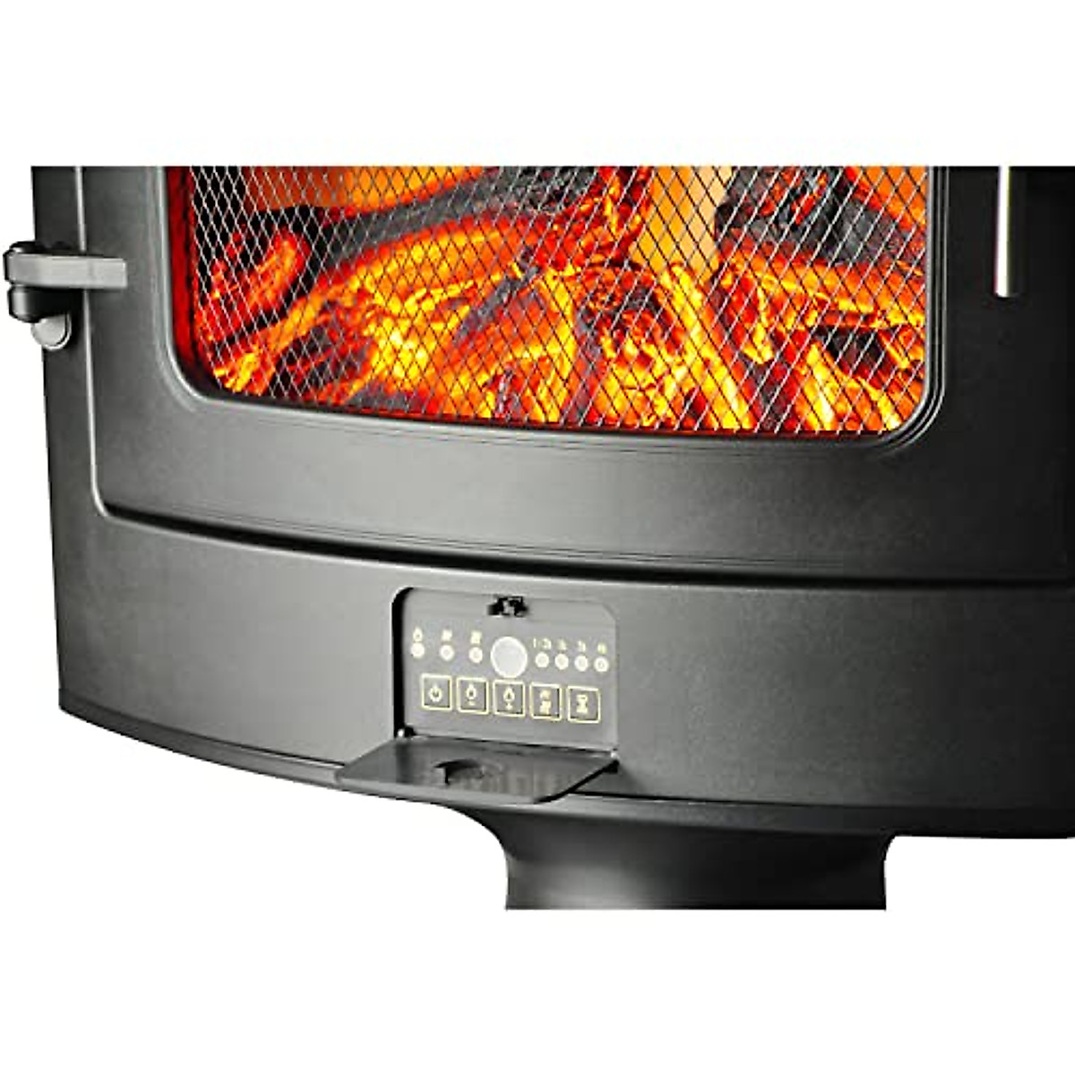 Cambridge 20 In. Free Standing Electric Fireplace, 1500W, with Realistic Log Display, and Adjustable Heater