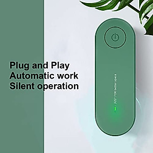 Janzoom Air Purifier, ABS Material, Automatic Operation, 20 Million Negative Ions, Air Filter with Plug and Ions (US Plug)