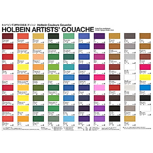 Holbein Artists Gouache Set of 12, Ｇ702 ,5ml tubes