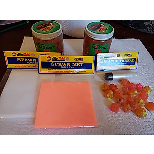 Atlas Mike's Fishing Super Soft Spawn Net (4" X 4" Squares, Pink)