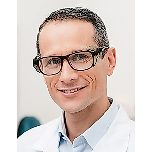 2 Pairs Eye Glasses Side Shields, Flexible Slip on Side Shields for Prescription Glasses Fits Small to Medium Eyeglasses (Brown-2)