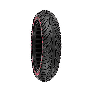 YBang Scooter Honeycomb Solid Tire 8 1/2 × 2 Rubber Tire 8.5 Inch Tubeless Tire for Xiaomi Mi 3/1S/M365/PRO/PRO2 for Gotrax Gxl V2/XR Electric Scooter (2 PCs, Red)