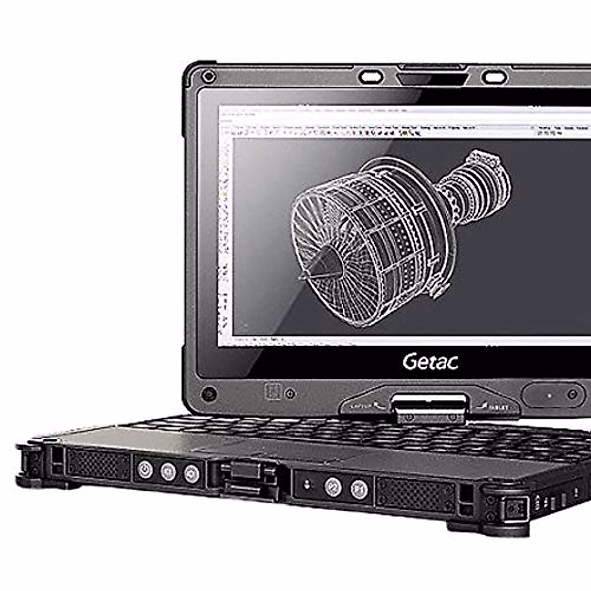 Getac V110 Rugged Convertible Durable Outdoor Laptop/Tablet PC