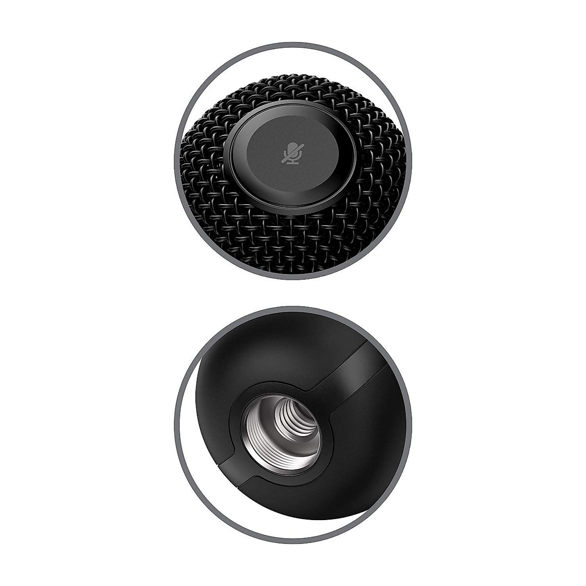 HyperX SoloCast USB Condenser Microphone Tap-to-Mute Sensor Card for Gaming Streaming Podcasts Twitch YouTube Discord - Black (Renewed)