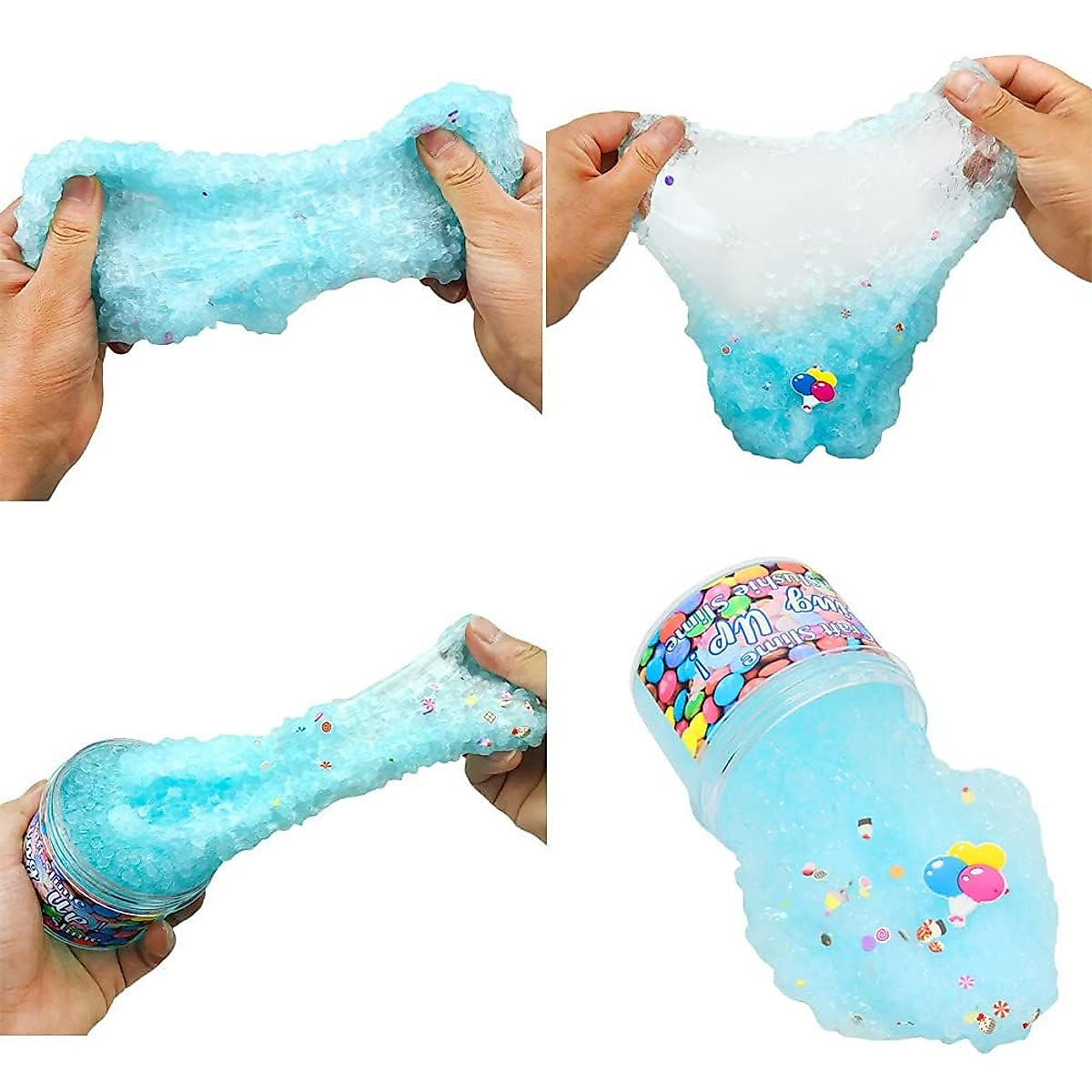 Kayswang Slime Kit Butter Slime Cloud Slime DIY Snow Rice Slime Butter Slime Kit for Girls Education Party Favor Gift and Birthday Fluffy Slime kit for Boys Slime Kits Soft (6 Colors