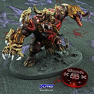 LITKO #1-15 Wound Dials Compatible with Warhammer: Age of Sigmar 1st & 2nd Edition (Magnetic Assembly)