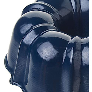 Nordic Ware Formed Bundt Pan, 6-Cup, Navy