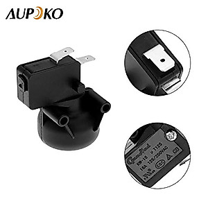Aupoko Anti Tilt Switch, Tilt Shut Off Heater, 16A Electrical Patio Heater Tip Over Switch, for Electric Heater with Two Terminals