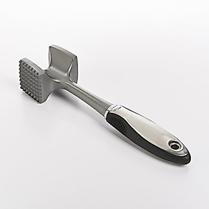OXO SteeL Dishwasher Safe Meat Tenderizer,Silver