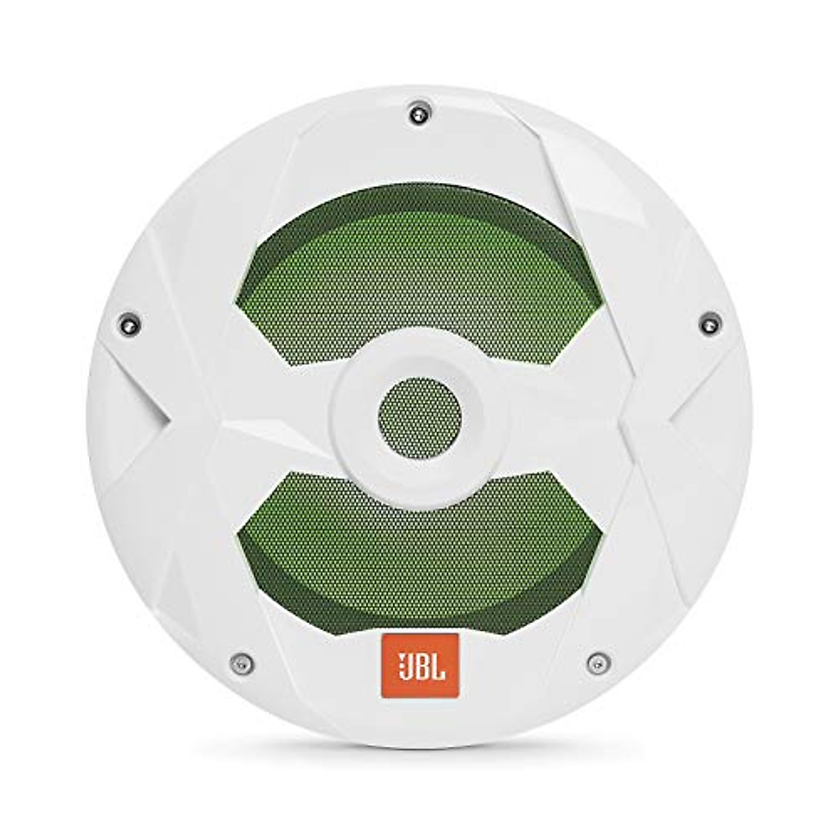 JBL MS10LW - Two OEM Replacement Marine 10 Inch White Subwoofers with RGB LEDs - 4-Ohm