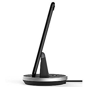 Encased iPhone 7 Charger Dock, Fast Charge Desktop Charging Stand (case Compatible) DockMate² MFI Certified Lightning Charger (Fully Adjustable Design) Aluminum/Black iPhone 8