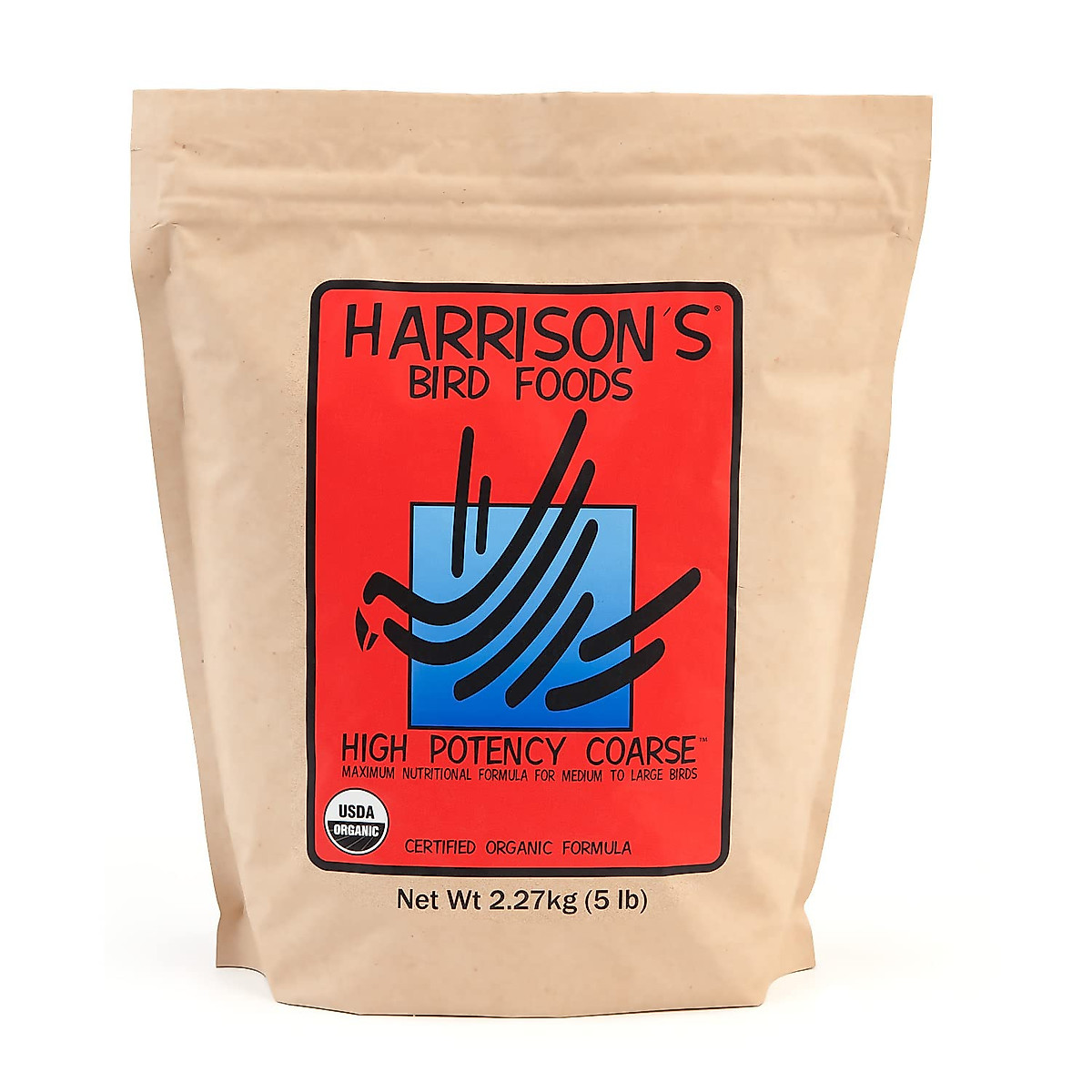 Harrison's Bird Foods High Potency Coarse 5lb Certified Organic Formula