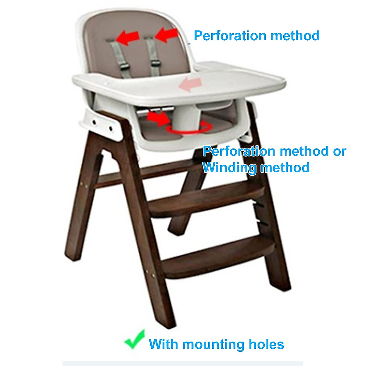 Baby Seat Harness Belt Universal Baby Seat Belt High Chair Straps for Pushchair Stroller Chair Protection (#2)