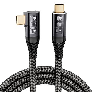 HOTUTUKI USB C to C 3.2 Gen 2×2 Cable 100W/20Gbps [6.6FT/2m] 4K Video Output Fast Charge Compatible with Thunderbolt 3/4 for MacBook iPad Galaxy Pixel Dell Yoga 27 Dell LG Type C Display Monitor etc.…