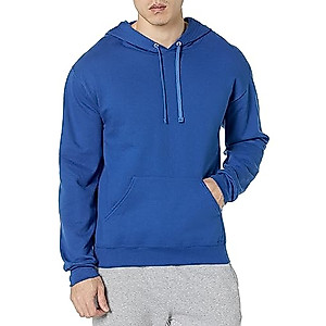 Fruit of the Loom Unisex Adult Eversoft Fleece Hoodies, Pullover & Full Zip, Moisture Wicking Breathable, Sizes S-4x Hooded Sweatshirt, Mellow Blue, XX-Large US