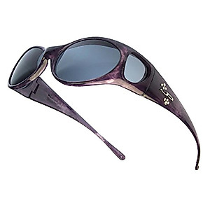 Jonathan Paul Fitovers Eyewear - Aurora - Purple Haze/polarized Grey - Oval - 133 X 39
