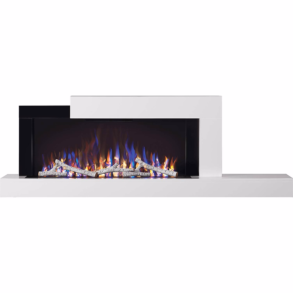 Napoleon Stylus 60 inch Wall Mount Electric Fireplace - White, NEFP32-5019W