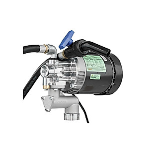 GPI - L5116 High Viscosity Oil Pump, 16 QPM, 115V/230AC Oil Transfer Pump for Viscous Fluids that Features a 0.75” Ball Valve Nozzle, 8 Foot Hose, 3 Foot Power Cord with Three-Prong Plug (142100-01)