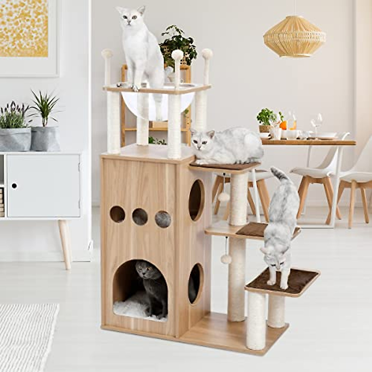 NAMOTEK Pet Heating Pad, Safe Electric Heating Pad for Dogs and Cats Indoor Warming Pad with Auto Constant Temperature