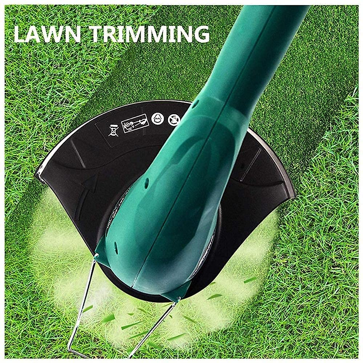 LHMYHHH Light Electric Thread Cutter/Cordless Grass Cutter Cutting Width 25 cm with 3-fold Spool and 10 m Power Cord Lawn and Garden 250W