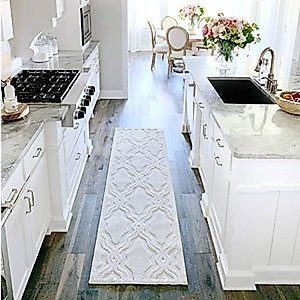 My Texas House by Orian Indoor/Outdoor Cotton Blossom Runner, 1'11" x 7'6", Natural