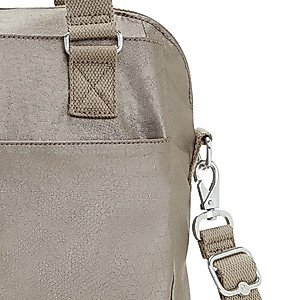 Kipling Felicity Metallic Shoulder Bag Metallic Pewter