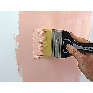 ROLLINGDOG 4 Inch Paint Brush- Large Paint Brush,Soft Paint Brush for Wall Paint,Ceiling,Blinds,Large Surface Areas(100mm)