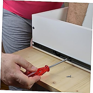 BESTOYARD 4 Pairs Keyboard Rails Keyboard Rack Keyboard Drawer Slides Drawer- Design Rack undermount Drawer Slides Heavy Duty Bearing Slides Keyboard Slides Desk Under The Stage Office Steel