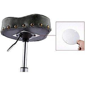 Gcxgz Rolling Swivel Stool Bar Stool, Saddle Chair, Coffee Stool, Beauty Stool, Home Lift Chair,360°Rotation, 5 Colors Optional Stool for Kitchen,Salon,Bar,Office,Massage (Color : A)