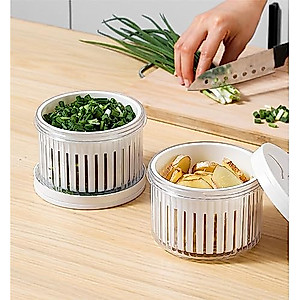 KAFUN 3Pack Berry Keeper Container,Berry Storage Container for Fridge with Lids,Fruit Produce Saver with Removable Strainer Basket,Scallion Storage Box,Fresh Keeper for Scallion Ginger Garlic