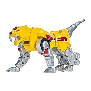 Power Rangers Mighty Morphin Sabertooth Tiger Zord Action Figure, Sabretooth Tiger Zord