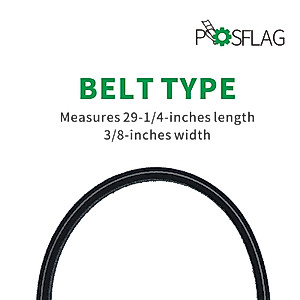 POSFLAG 84-1980 Paddles with 75-9010 Belt 66-7460 Primer Bulb 801254 Spark Plug Replaces 75-9090, 80-0660, 80-660 for Toro CCR Powerlite 38170, 38171, 38172, 38175, 38176, 38178, 38182 Snowthrowers