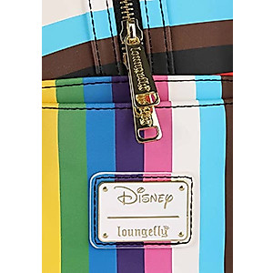Loungefly Mickey Mouse Pride Backpack, Rainbow Flag Bag, Pride Bags for LGBT Pride Month, Rainbow Striped Gifts & Accessories