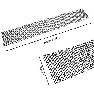 Lagaga Cat Scat Mat with Spikes Prickle Strips Anti-Cats Network Digging Stopper Stopper Prickle Strip Mat 78x11 inch
