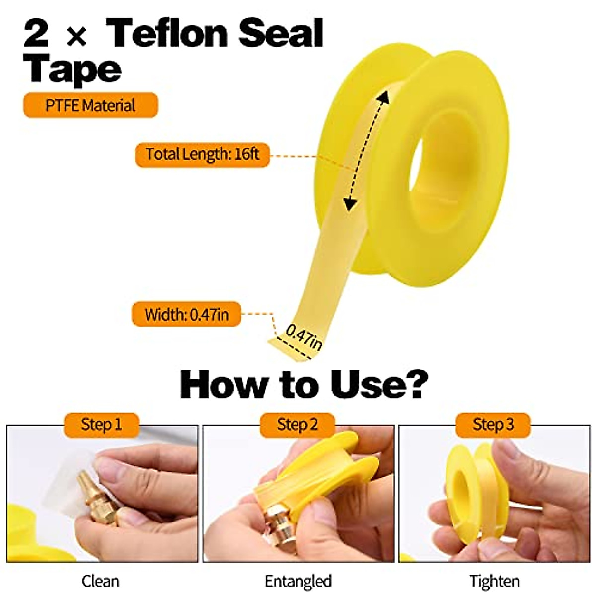 Propane Quick Connect Fittings, 7pcs/14pcs 1/4" RV Propane Quick Connect Fittings Adapter with 3/8" Flare x 1/4" NPT Male Pipe Half-Union Fitting 1/4" Male NPT 1/4" Female NPT