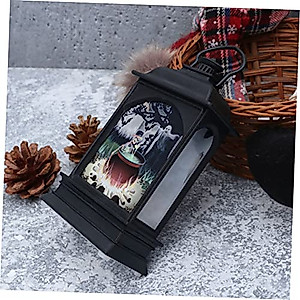 DECHOUS Halloween Decor Globe Decor Fall Snow Globe Simulation Flame Light Flame Lamp Lantern Candle Candle Light LED Outdoor Decor