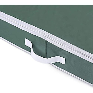 Vencer Holiday 42" Structured Wrap Storage Organizer Under-Bed Storage Container for Holiday Storage of Gift Bags, Green,VHO-029