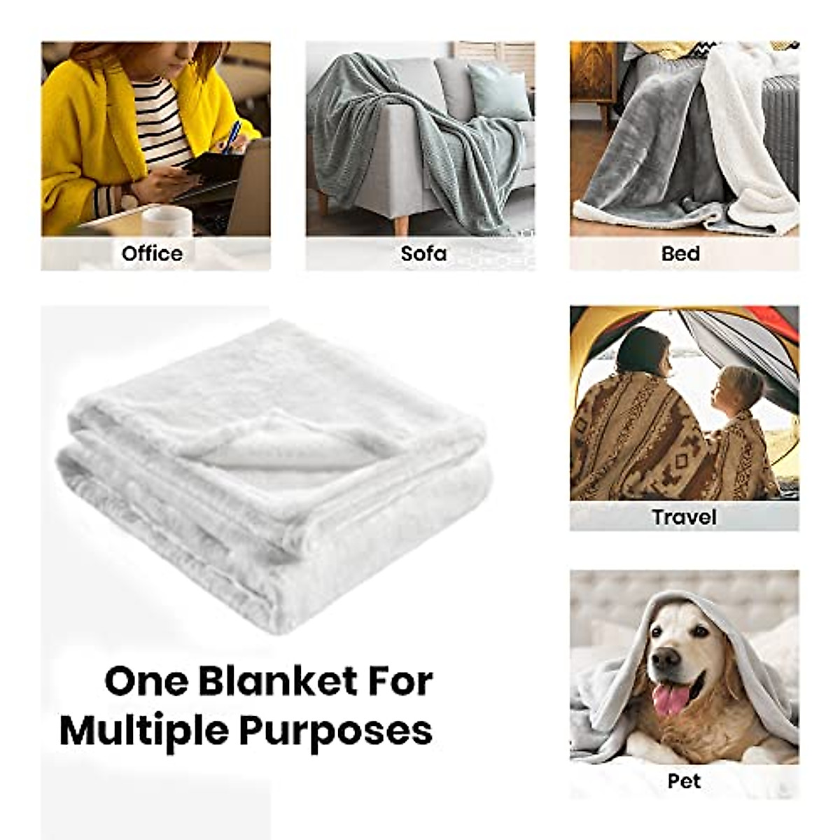 Sloth Blanket Personalization Sloth Blankets Gifts Super Soft Cozy Fluffy Blankets for Bed Sofa and Travel 60"X50"Sloth Gifts for Women