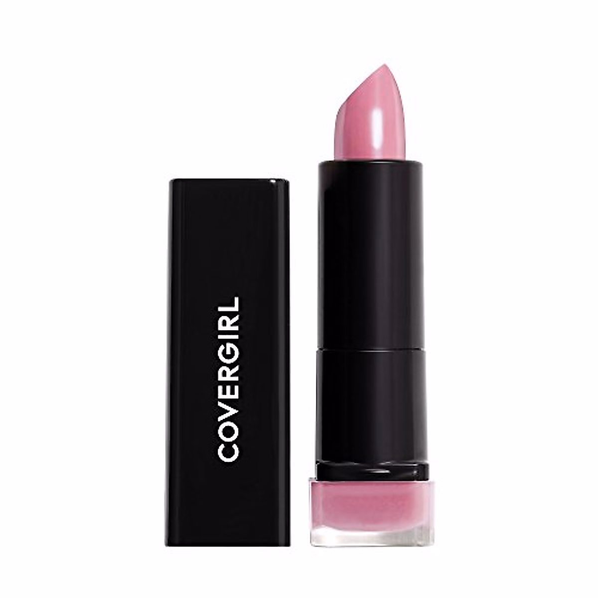 COVERGIRL Exhibitionist Lipstick Cream, Yummy Pink 380, Lipstick Tube 0.123 OZ (3.5 g)