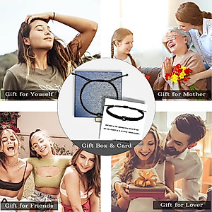 Nymerianoble Initial Bracelets for Women Mens Bracelet Letter C Initial Bracelet Rope Braided Handmade Bracelets for Teen Girls Boy Mom Birthday Gifts from Son