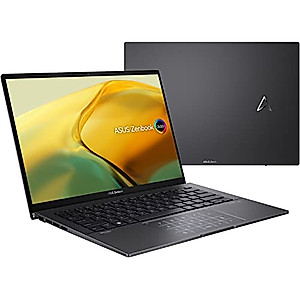 ASUS ZenBook 14 OLED UM3402 14" QHD+ Touchscreen (AMD Ryzen 7-5825U, 16GB RAM, 1TB SSD, 8-Core (Beats i7-1165G7)) Business Laptop, Backlit, Fingerprint, 19 Hr Battery, IST SD Card, Win 11 Home - 2023