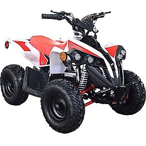 MotoTec E-Bully 36v 1000w ATV White