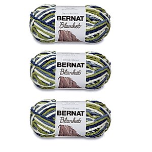 Bulk Buy: Bernat Blanket Yarn (3-Pack) Oceanside 161200-103