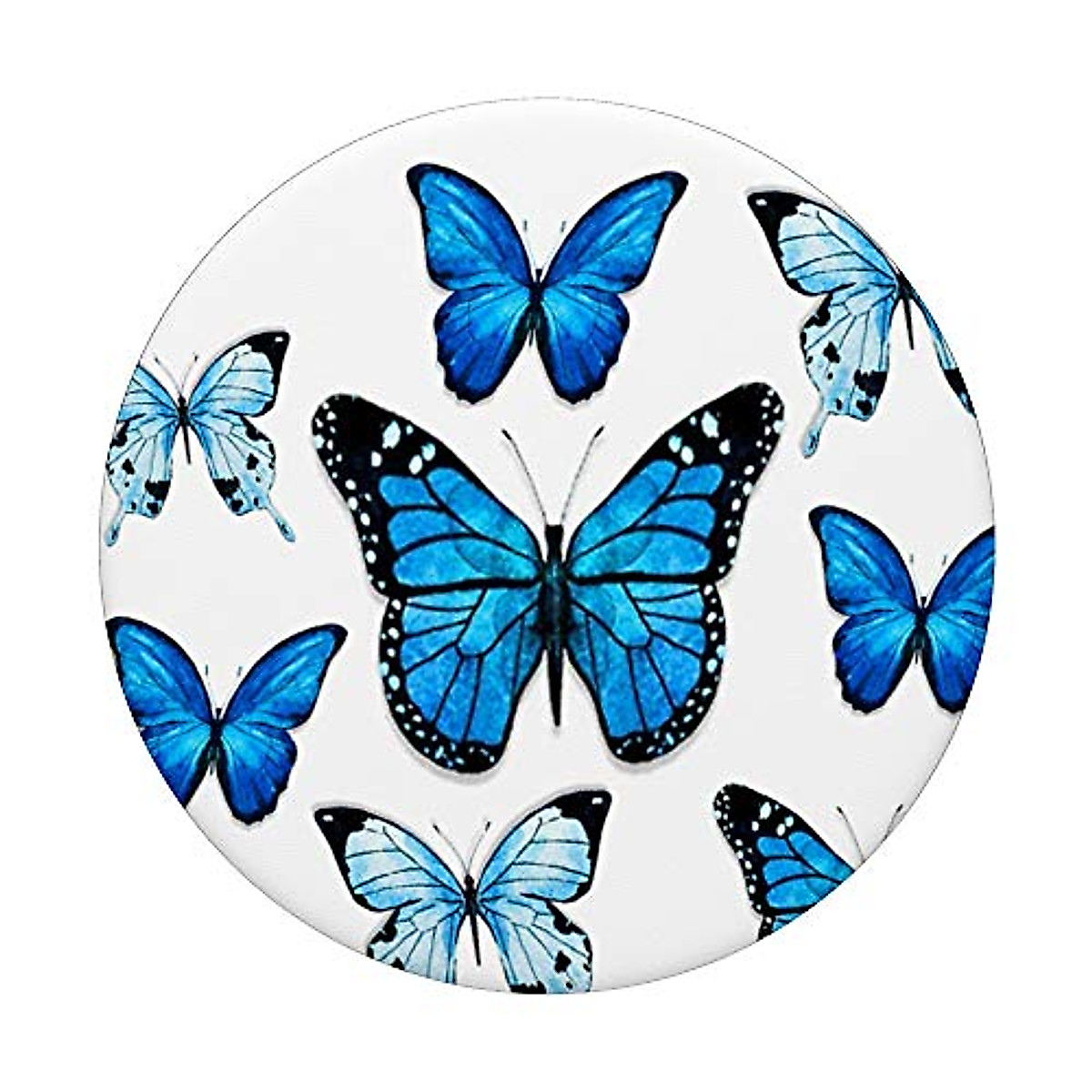 Blue Butterflies Phone Popper PopSockets Swappable PopGrip