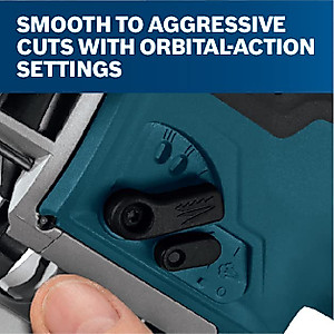 BOSCH JS470E 120V 7.0-Amp Corded Top-Handle Jig Saw, Blue